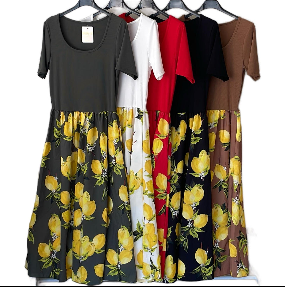 Katie Lemon Dress – MissRuby.co.uk